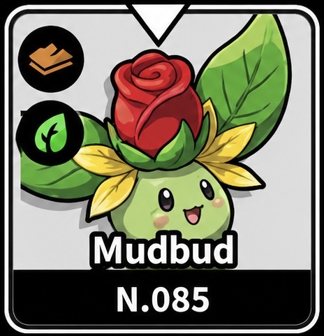 Mudbud Stats, Evolution & Location | Evomon